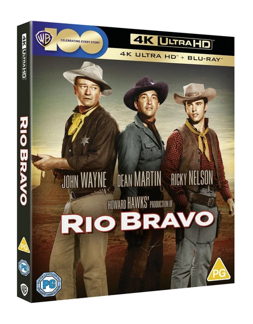 RIO BRAVO (4K UHD Blu-ray) Bing Russell Angie Dickinson Claude Akins ...