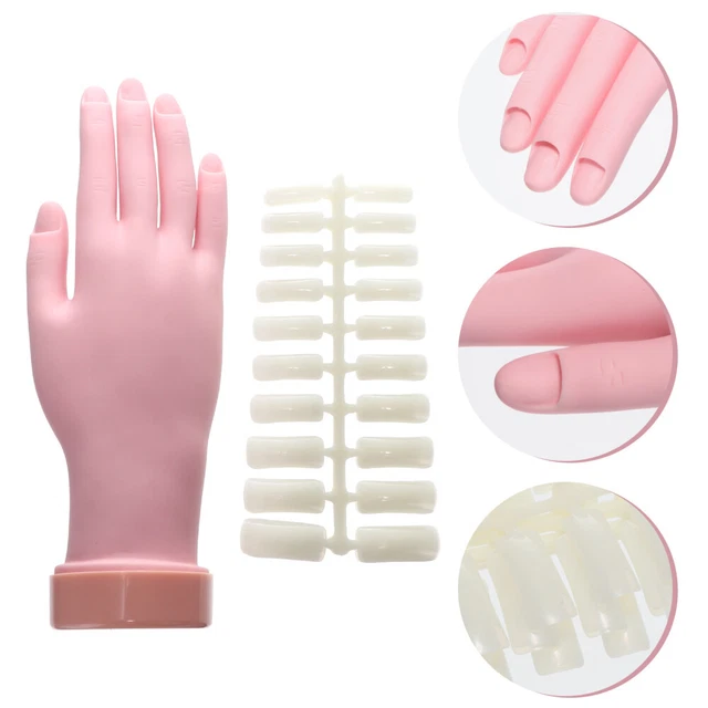 MANICURE PRACTICE PROSTHETIC Hand Fake for Nail Training Tools £13.99 ...