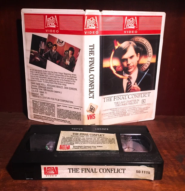 *THE FINAL CONFLICT vhs 20th CENTURY FOX cult 1981 supernatural horror ...