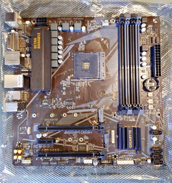 GIGABYTE B550M DS3H AMD Socket AM4 Ryzen DDR4 mATX Motherboard £69.99 ...