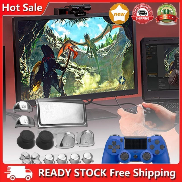 FULL SET BUTTON Replace ABXY Buttons Replace Kit for PS4 Slim ...