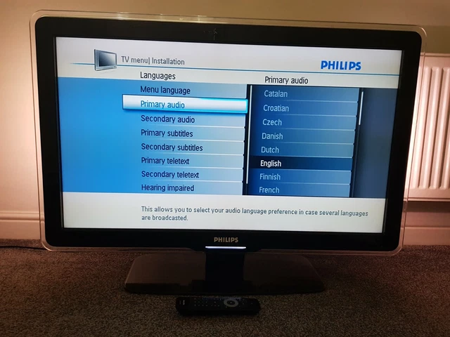 PHILIPS LCD TV 37" With Ambilight And Pixel Plus 3 HD 37PFL7603D/10 £140.00 - PicClick UK