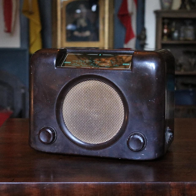 VINTAGE BUSH DAC 90A Bakelite Valve Radio £90.00 - PicClick UK