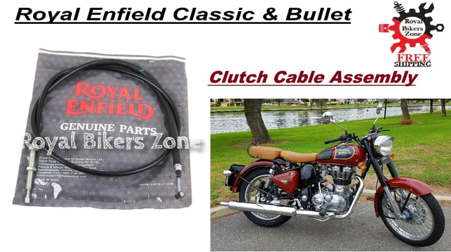 ROYAL ENFIELD &CLUTCH Cable Assembly" For Old Classic 350/500cc ...