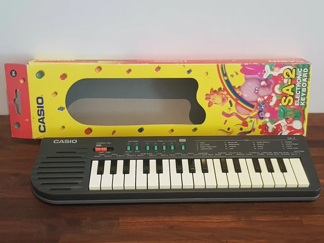 BOXED CASIO SA-2 Portable Electronic Keyboard 32 Micro Mini Keys Piano ...