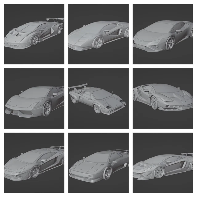 3D PRINTED (L) 1/64 Scale Cars hundreds of models EUR 24,00 - PicClick FR