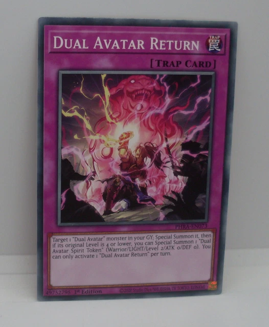 CARTA YU-GI-OH - Dual Avatar Return - Trap Card - Yugioh EUR 4,49 ...