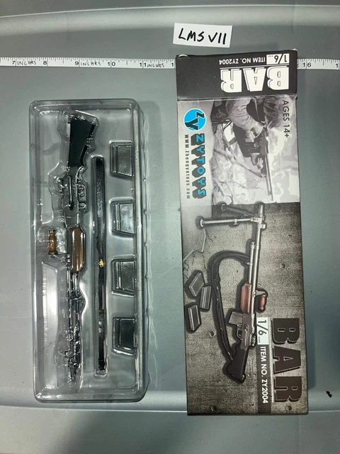 1/6 SCALE WWII US BAR Light Machine Gun 108157 $16.80 - PicClick