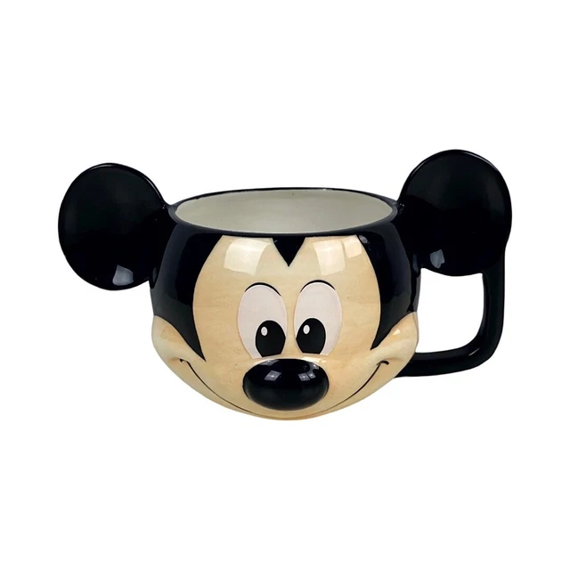 DISNEY STORE MICKEY Mouse Mug Cup 3D Figural Tea Coffee Cartoon ...