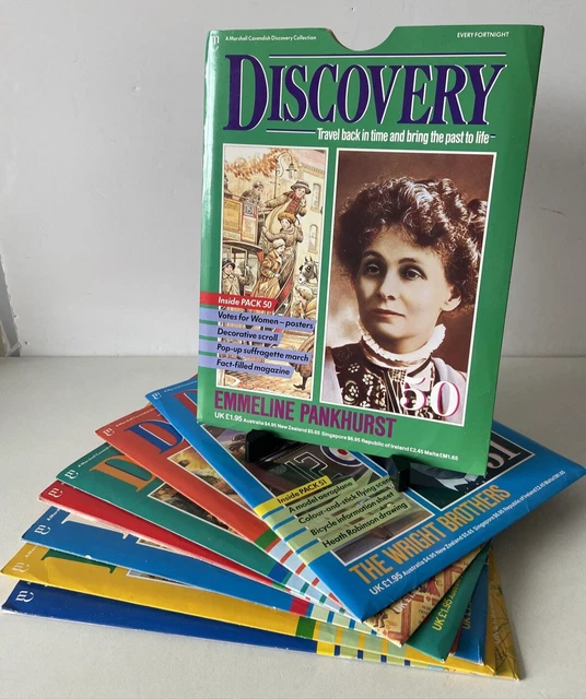 DISCOVERY MAGAZINE BUNDLE X8 Issues 50-57 Vintage Maps Posters Models ...