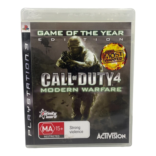 CALL OF DUTY 4 Modern Warfare Game of The Year Edition *Complete* Sony PS3 $8.01 - PicClick AU