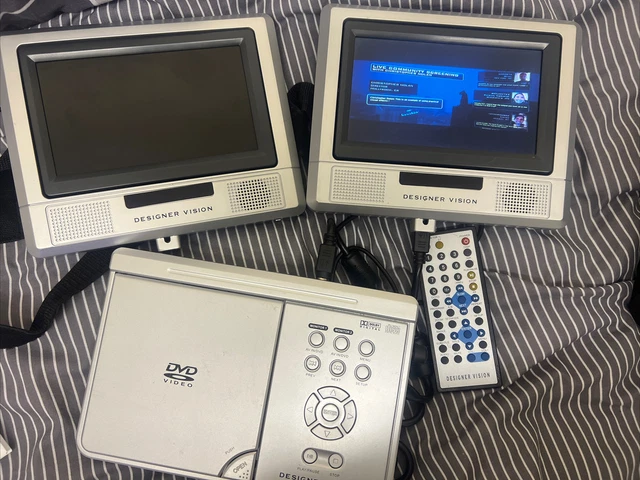 DESIGNER VISION PORTABLE DVD Player Model No: DV-100 7"( Read) £18.09 ...