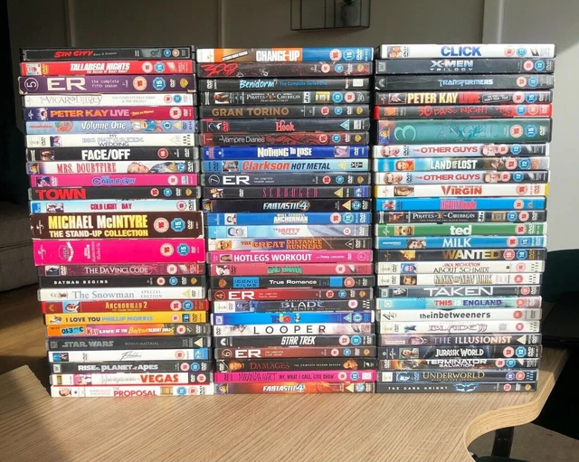 WHOLESALE 100 DVD'S Boxsets Wholesale, Joblot, Bundle movies NEXT DAY ...
