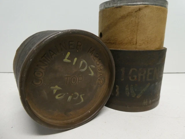 VINTAGE AUSTRALIAN ARMY Military Ammunition Carry Case Canister M289A2 ...