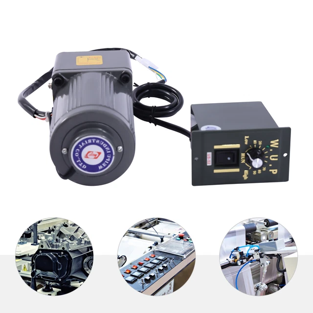 MOTORREDUCTOR 1 FASE 20K Motor eléctrico 40W 220V con regulador de ...