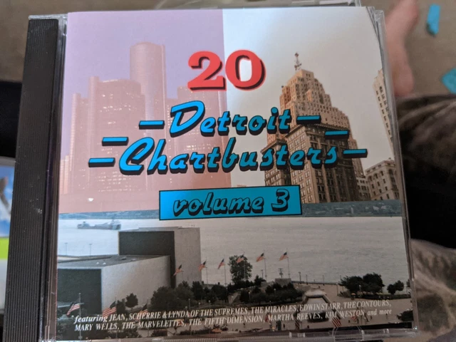 RARE CD 20 Detroit Chartbusters Motorcity Miracles Contours Joe Stubbs ...