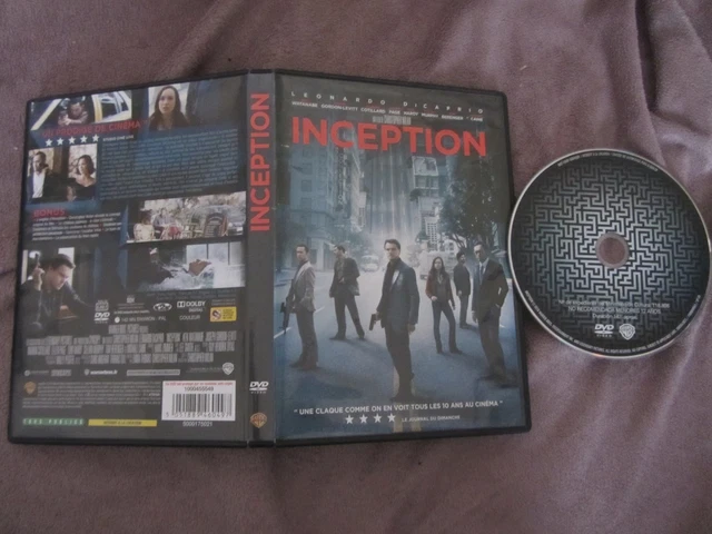 CHRISTOPHER NOLAN INCEPTION with Leonardo DiCaprio, DVD, SF/Action £7.20 - PicClick UK