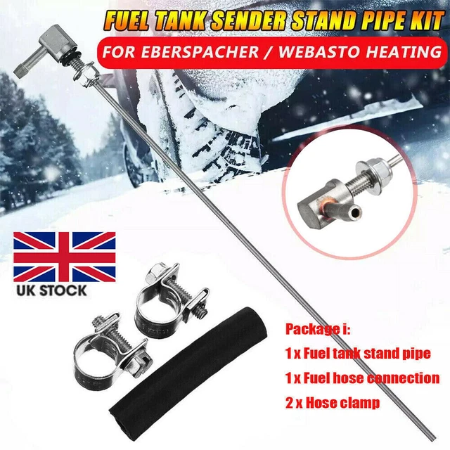 FUEL TANK SENDER Stand Pipe Pick Up Clip Hose Kit For Diesel Heater ...