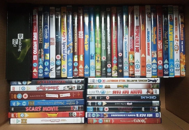 DVD JOBLOT (KIDS, Action, Disney, Animation, Pixar, DreamWorks, etc ...