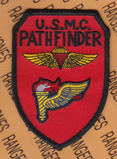 USMC MARINE CORPS Airborne Pathfinder ~4" patch m/e $5.00 - PicClick