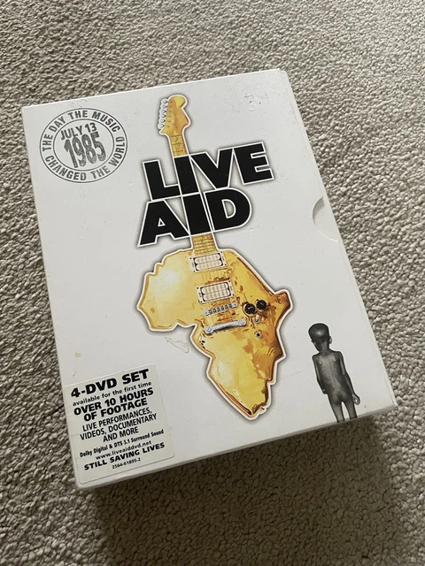 LIVE AID 1985 dvd 4 disc Boxset With Booklet £5.99 - PicClick UK
