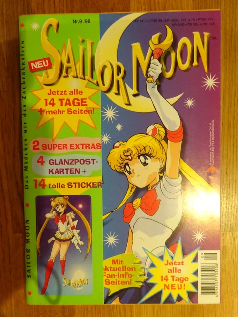 SAILOR MOON COMIC #9/98 con cartoline + adesivo + poster! NUOVO! Manga ...