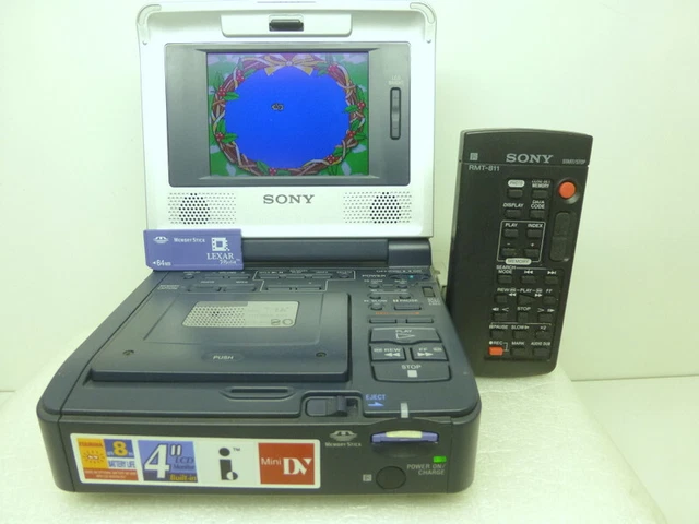 MAGNÉTOSCOPE LECTEUR RECORDER Broadcast Walkman Sony Gv-D1000E - Mini ...