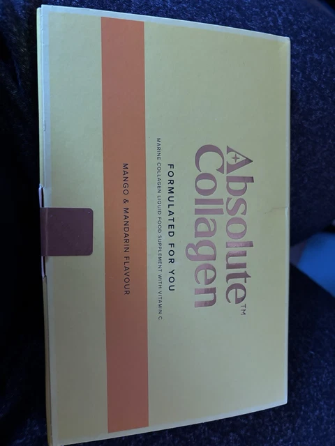ABSOLUTE COLLAGEN MARINE Collagen Supplement Mango and Mandarin Flavor ...