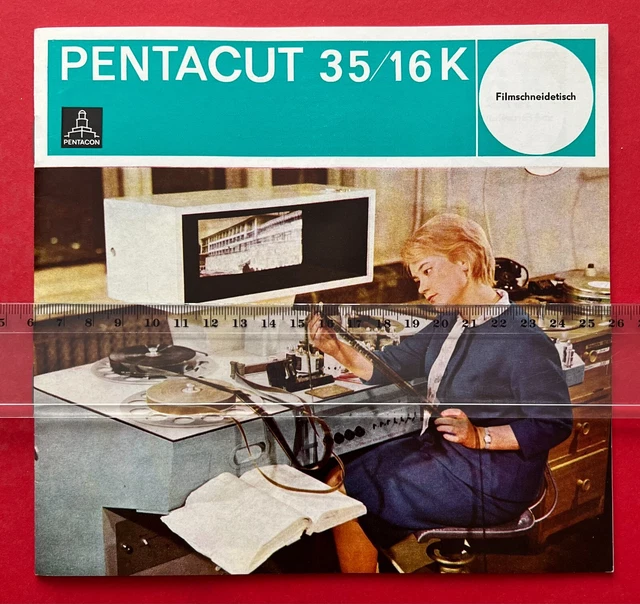 DDR REKLAME PROSPEKT VEB Pentacon Dresden 1964 PENTACUT 35/16 K ...