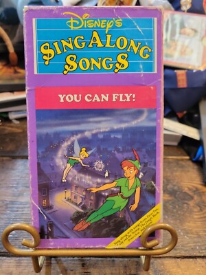 DISNEY’S SING ALONG Songs You Can Fly VHS Video Tape Peter Pan Vol. 3 ...