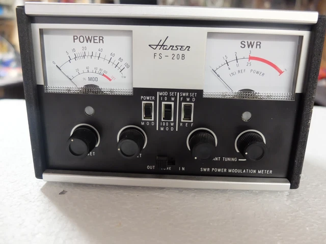 SWR POWER MODULATION Meter Hansen FS-20B EUR 28,50 - PicClick DE