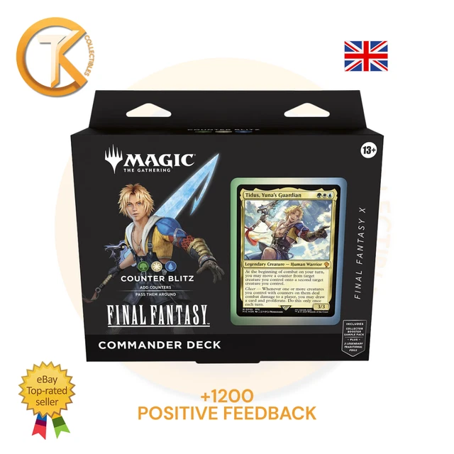 MAGIC THE GATHERING FINAL FANTASY Commander Deck Counter Blitz English ...