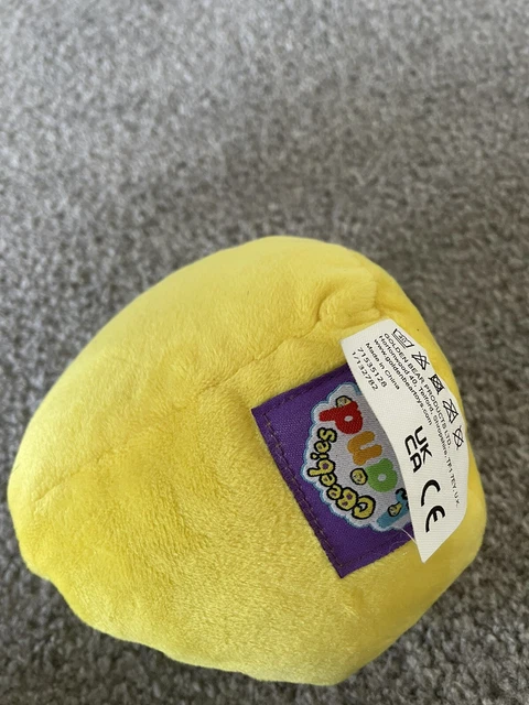 VINTAGE CBEEBIES LAND Yellow Bugbies Squidge Small Soft Plush Beanie ...