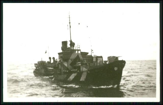 FOTO AK U-BOOT Unterseeboot U-Jäger - 12. U-Jagdflottille 1939 bei ...