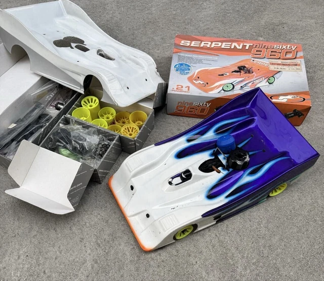 SERPENT 960 1/8 Racing RC Car OS RG Engine JUNK AS-IS High-Performance ...