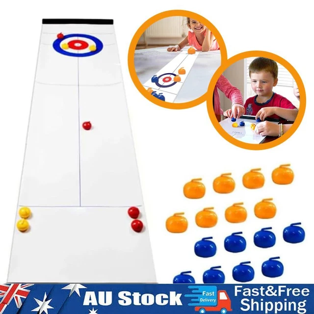 _ TABLETOP MINI Curling Game Set Tabletop Curling Games for Family ...