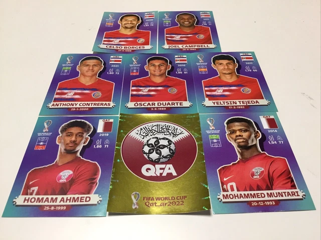 PANINI WM 2022 sticker aussuchen- QAT, CRC £5.70 - PicClick UK