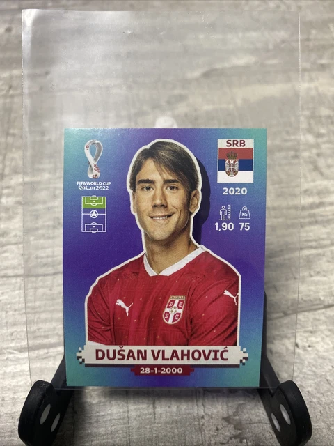 PANINI FIFA COUPE du Monde 2022 Qatar - Serbie Dusan Vlahovic - SRB20 ... PANINI FIFA COUPE du Monde 2022 Qatar - Serbie Dusan Vlahovic - SRB20 ...