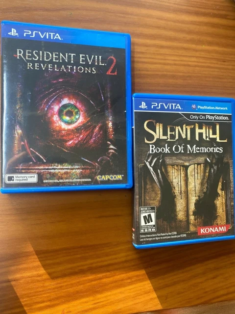 RESIDENT EVIL 2+SILENT Hill Horror Playstation PS Vita Games Lot ...