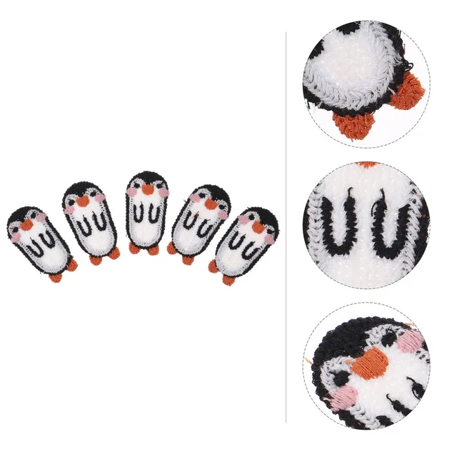 25 PCS CARTOON Cloth Patch Sew Patches Animals Embroidered Cute Sewing ...