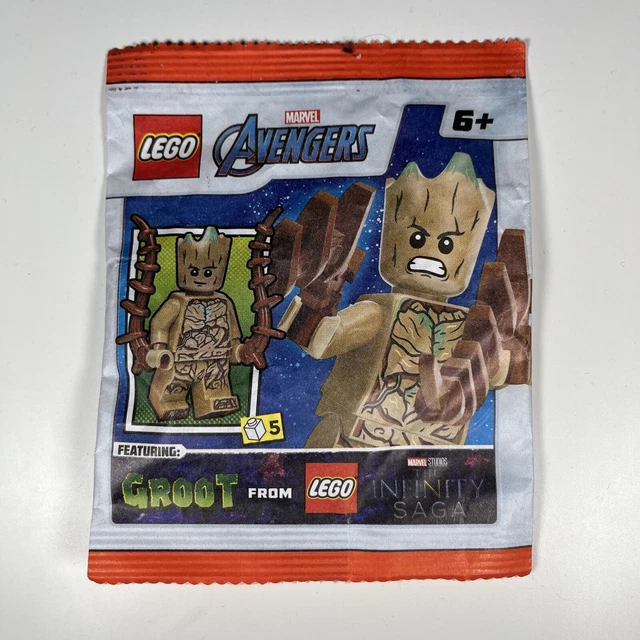LEGO MARVEL AVENGERS Groot Minifigure Paper Bag - Brand New & Sealed £4 ...