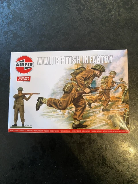 BOX OF AIRFIX 1/32 Scale WW2 British Infantry (A02718V) £6.95 - PicClick UK