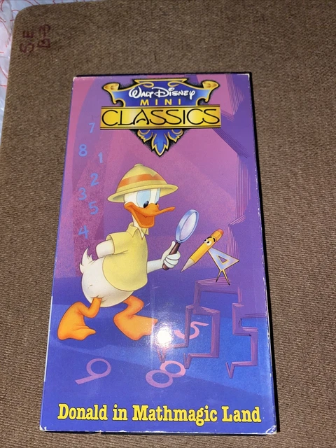 DONALD IN MATHMAGIC Land (VHS) Walt Disney Mini Classics EUR 4,73 ...