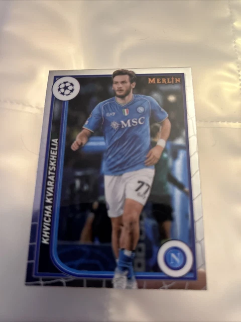 TOPPS MERLIN NAPOLI Kvaratskhelia 2024 Card £2.99 - PicClick UK