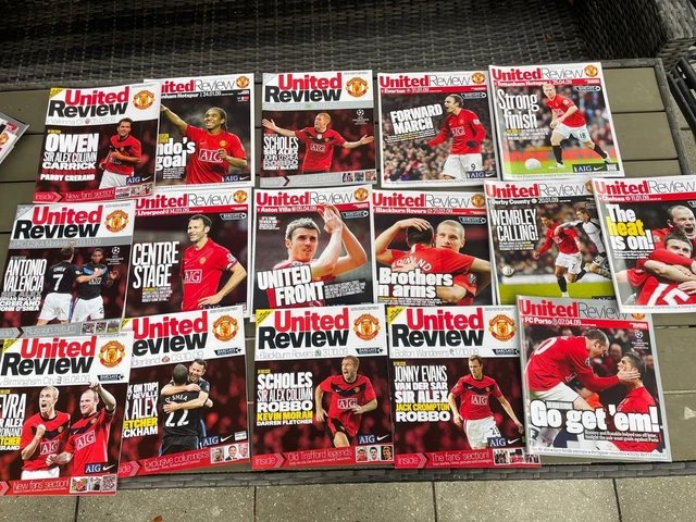 MANCHESTER UNITED 2009 Programmes Job Lot 1 of 2 £1.17 - PicClick UK