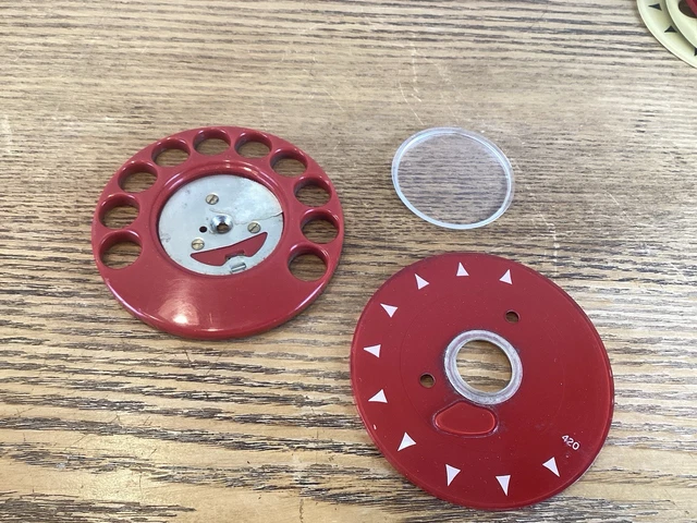 GENUINE RED 706 GPO telephone finger dial & Back Plate No.2 £5.92 ...