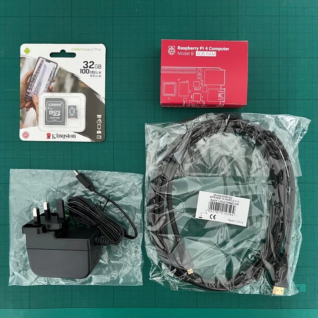 Raspberry Pi 4 Model B 4gb Ram Starter Kit Brand New £8995 Picclick Uk