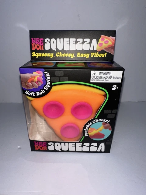 SCHYLLING NEEDOH SQUEEZA Pizza Soft Doh Squish Squeeze Toy (Peelable ...