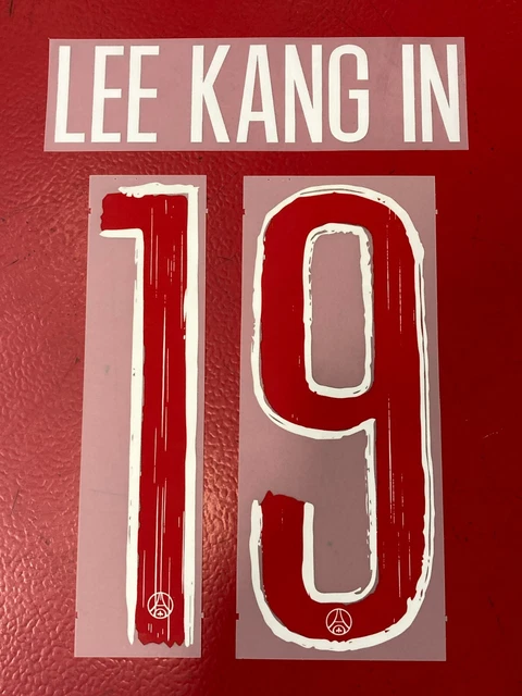 KIT FLOCAGE OFFICIEL Lee Kang In Psg Home League Des Champions 2024/ ...