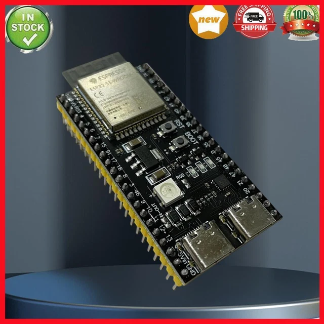ESP32/ ESP32-S3/ESP32-C3 DEVELOPMENT Board Dual Type-C (N16R8 Welded) EUR 9,60 - PicClick FR